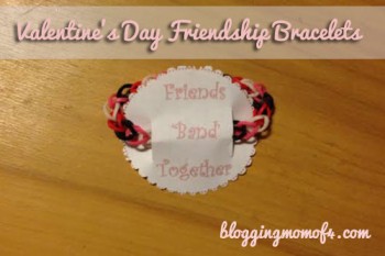 Valentine's Day Friendship Bracelets with Printable PDF