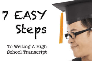 7 Steps to Writing A High School Transcript eBook Review