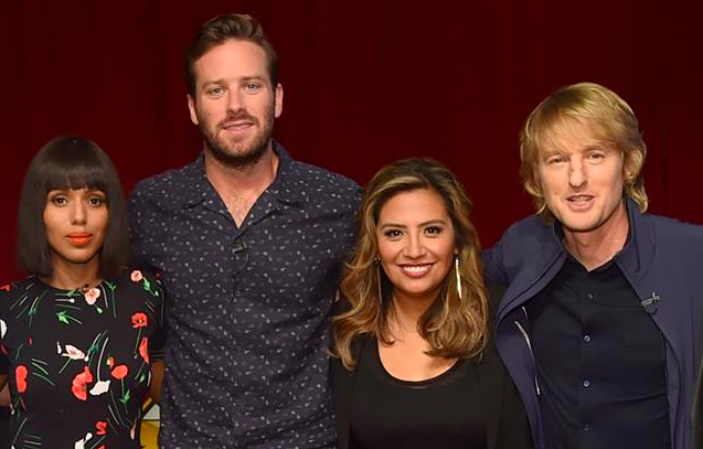 Cars 3 cast - Owen Wilson, Kerry Washington, Cristela Alonzo & Armie
